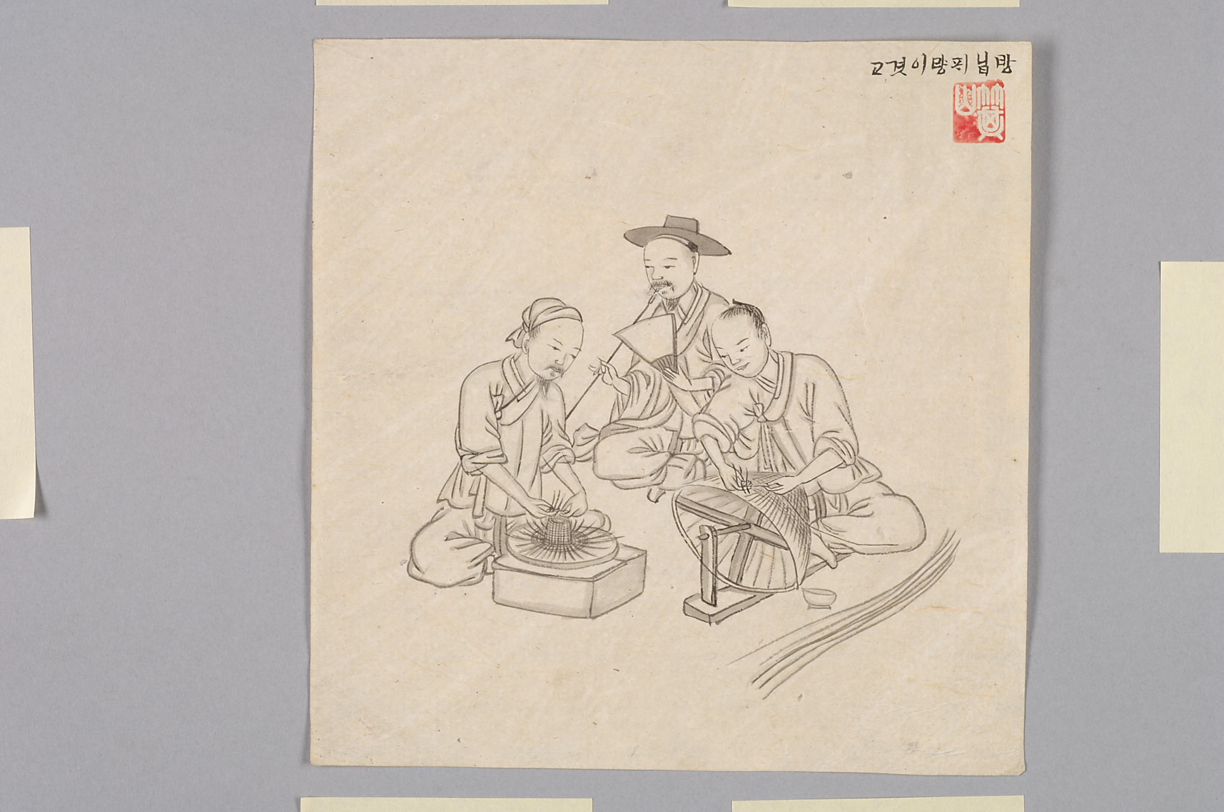 ink drawing by the workshop of Kim Jun-geun 김준근 金俊根 (Kisan 기산 箕山 ...